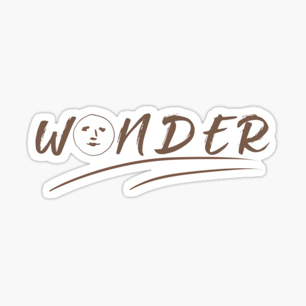 "Wonder" Sticker for Sale by NeoVerse | Redbubble
