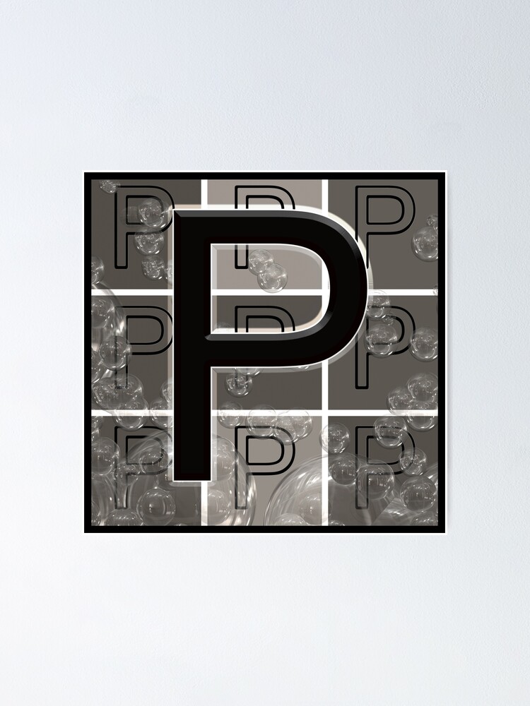 "Versal P" Poster for Sale by leobrix | Redbubble