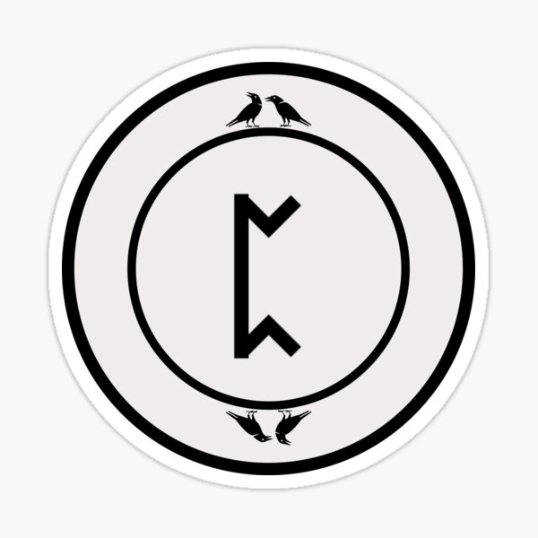 "Perthro - Raven White - Norse Rune - Viking Rune - Ancient Alphabet ...