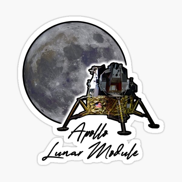 "Apollo Lunar Module" Sticker for Sale by RsKilbar | Redbubble