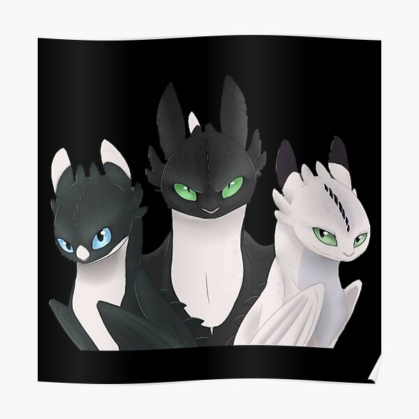 "Toothless family" Poster for Sale by artask | Redbubble