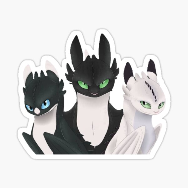 "Toothless family" Sticker for Sale by artask | Redbubble