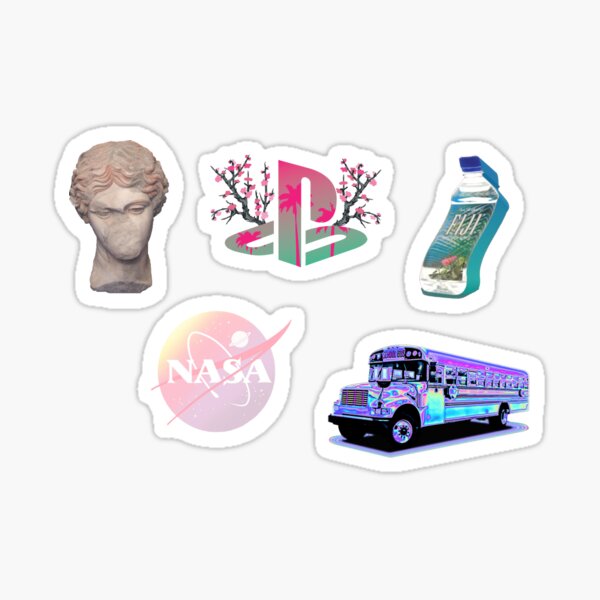 "Vaporwave sticker pack v.3" Sticker for Sale by Vaporwave96kid | Redbubble