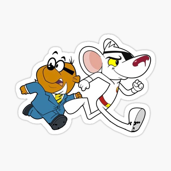 Danger Mouse Stickers | Redbubble