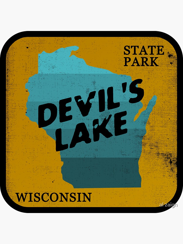 "Devil's Lake State Park" Sticker for Sale by saidzainoun | Redbubble
