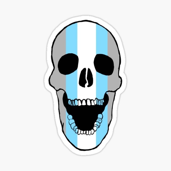 "Demiboy Pride Flag Skull" Sticker for Sale by loganshmogan | Redbubble