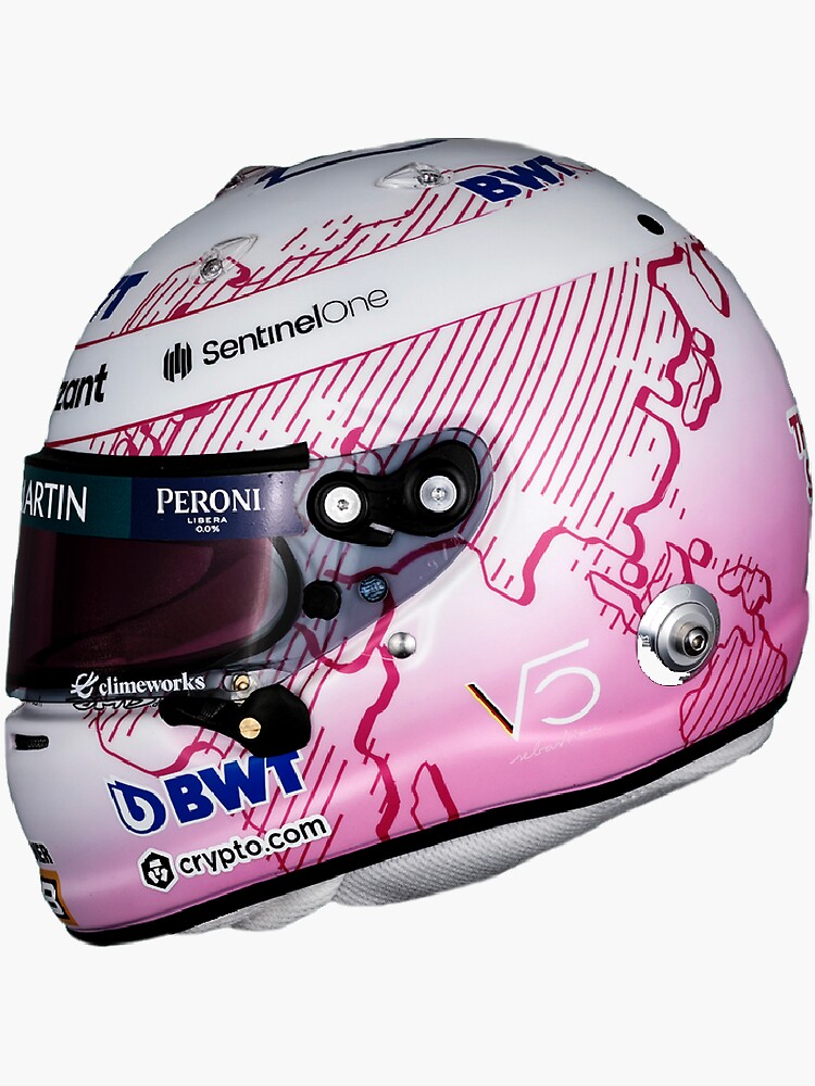 "Sebastian Vettel 2021 Helmet" Sticker for Sale by cydney2002 | Redbubble