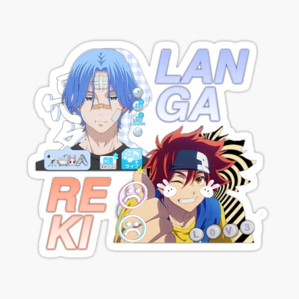 "Sk8 the Infinity Reki & Langa" Sticker for Sale by milkuvvay | Redbubble