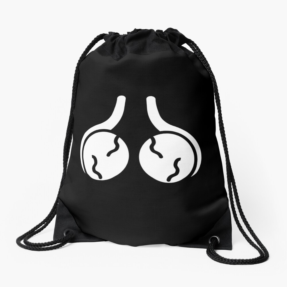 "Testicle Balls Testis Ball Sacks 2" Drawstring Bag for Sale by ...