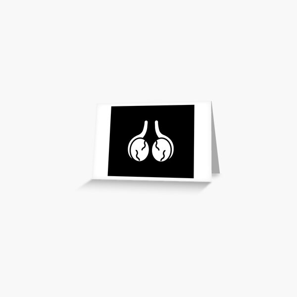 "Testicle Balls Testis Ball Sacks 2" Greeting Card for Sale by ...