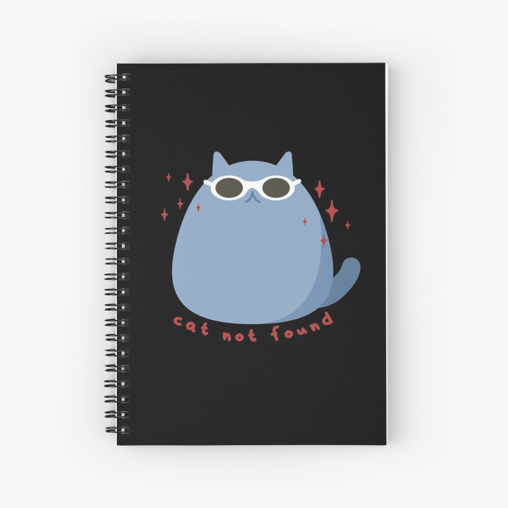 "George not found cat" Spiral Notebook for Sale by Lee-Dunmire | Redbubble