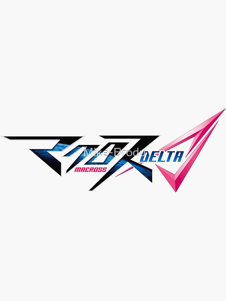 "Macross Delta Logo" Sticker for Sale by Mike-Brodu | Redbubble