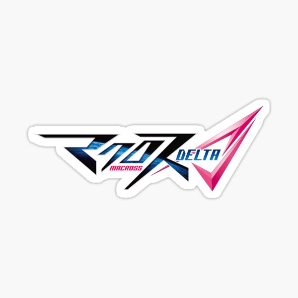 "Macross Delta Logo" Sticker for Sale by Mike-Brodu | Redbubble