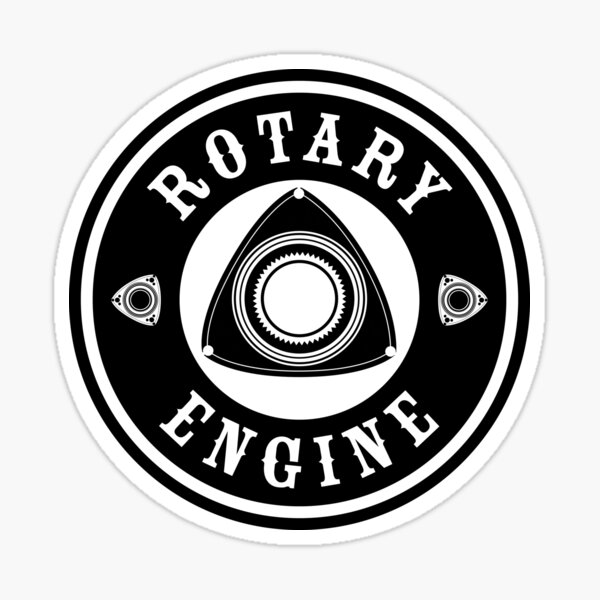 "Rotary Engine - Wankel " Sticker for Sale by LaftaDesign | Redbubble