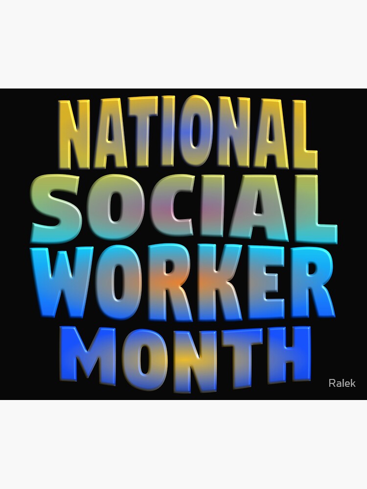 National Social Work Month Poster