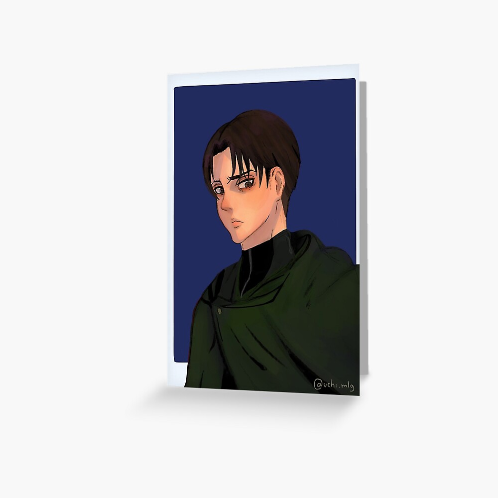 "Levi Ackerman fanart aot" Greeting Card by uchix | Redbubble