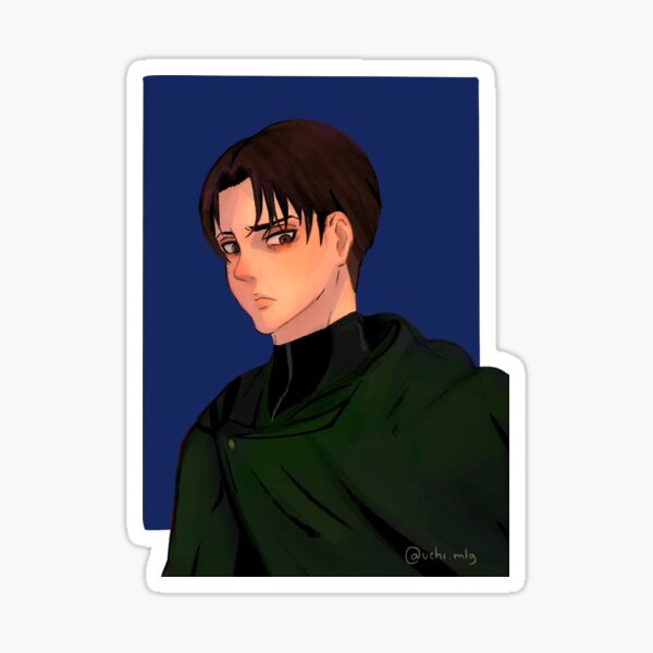 "Levi Ackerman fanart aot" Sticker by uchix | Redbubble