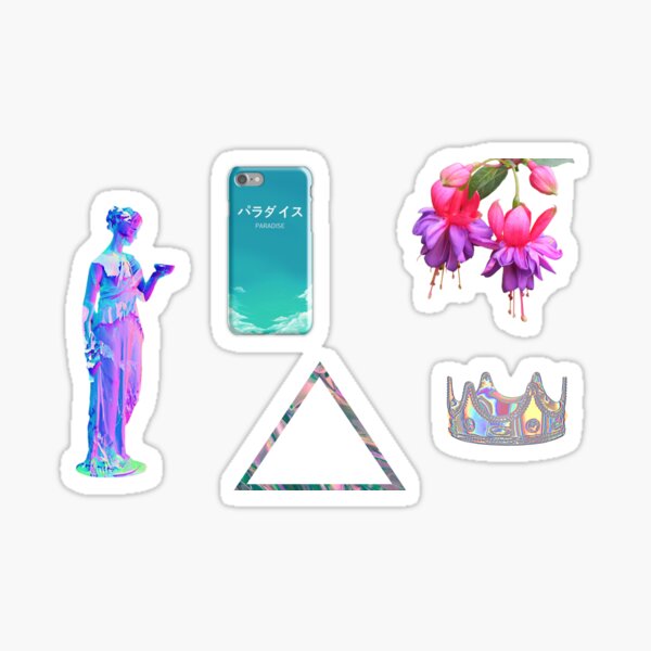 "Vaporwave sticker pack v.5" Sticker for Sale by Vaporwave96kid | Redbubble