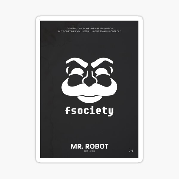 "Mr. Robot" Sticker by My-Digital-Mind | Redbubble