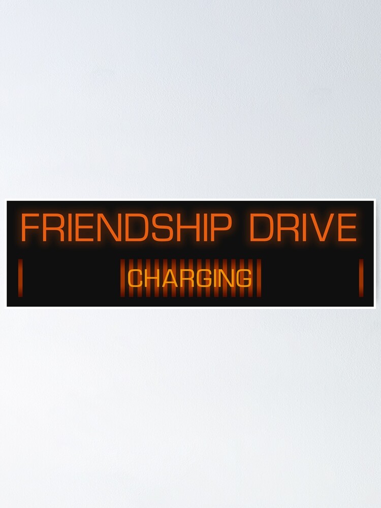 "Elite Dangerous: Friendship Drive Charging" Poster for Sale by Wayne ...