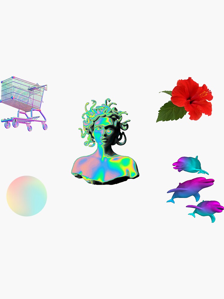 "Vaporwave sticker pack v.9" Sticker for Sale by Vaporwave96kid | Redbubble