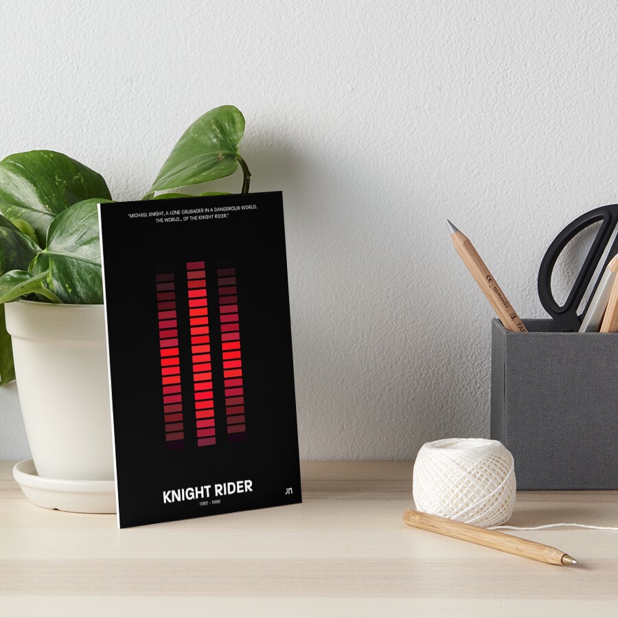"Knight Rider" Art Board Print for Sale by My-Digital-Mind | Redbubble