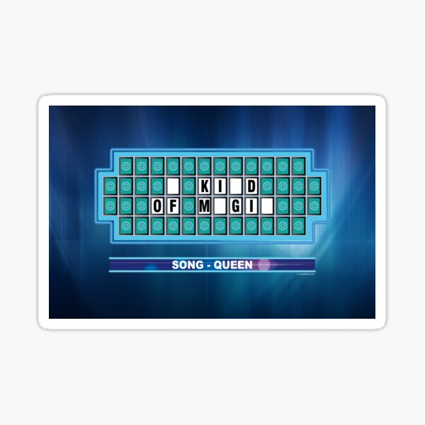 "QUEEN - song (Wheel of Fortune). Canción de QUEEN (Ruleta de la ...