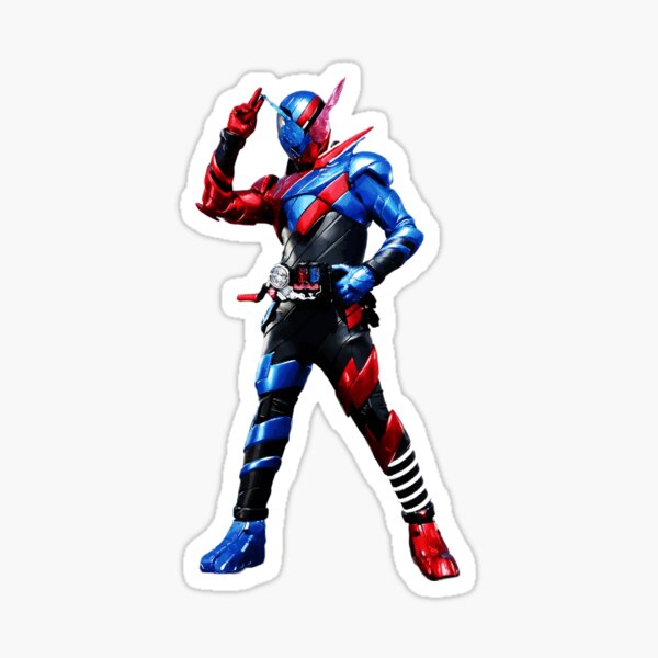 "kamen rider build" Sticker by dickensalex | Redbubble