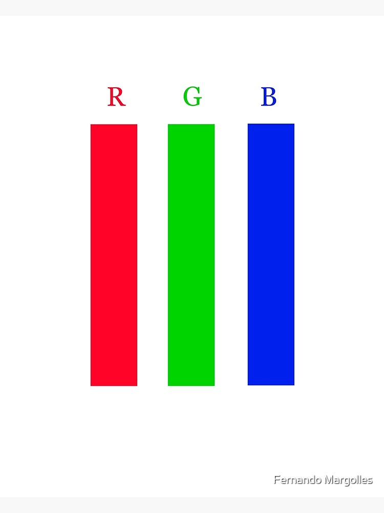 "RGB Poster" Poster by Studio17a2021 | Redbubble