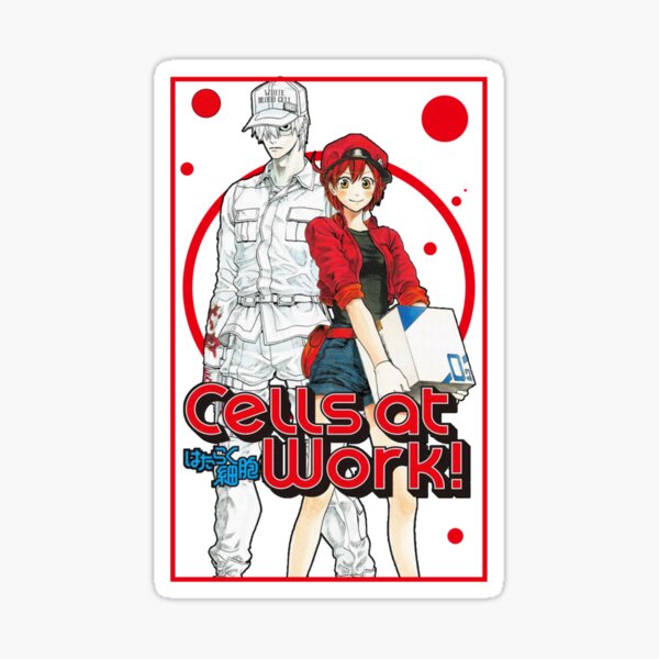"Anime Manga Cells at Work Characters!" Sticker for Sale by AvantHei ...