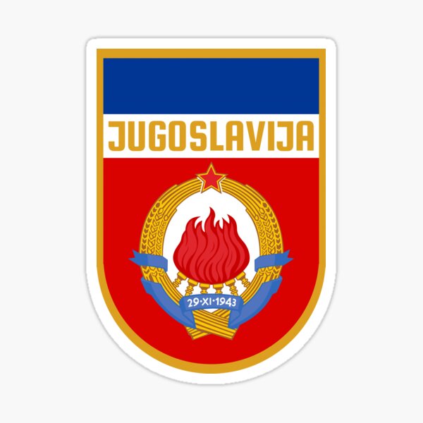 "Jugoslavija YASSA " Sticker for Sale by TinThor | Redbubble