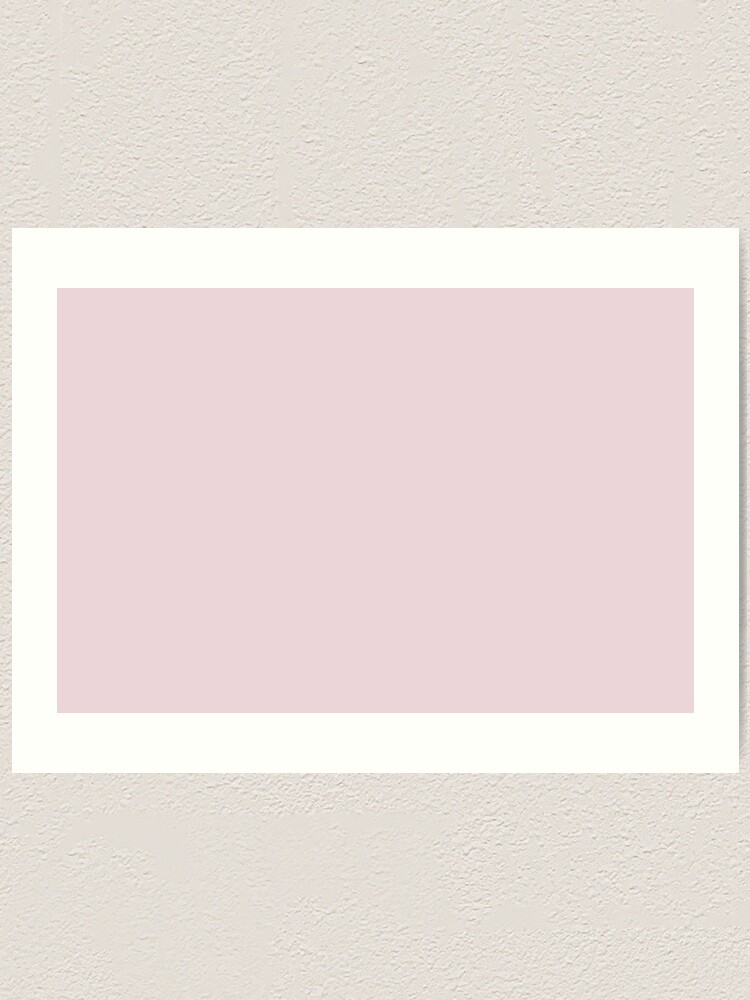 Lámina artística «Coordenadas de color sólido rosa pastel ultra pálido ...