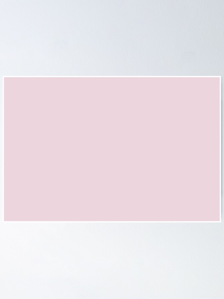 Póster «Coordenadas de color sólido rosa pastel ultra pálido con ...