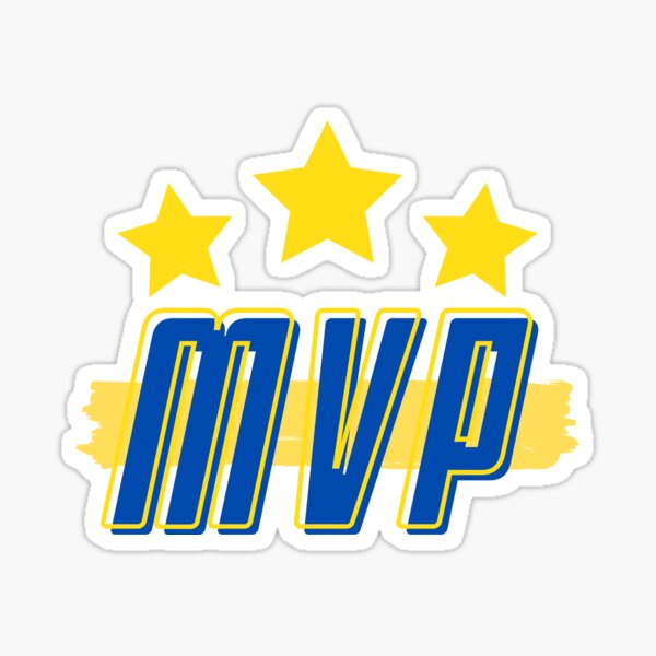 "Most Valuable Player MVP 2" Sticker by GameBook | Redbubble
