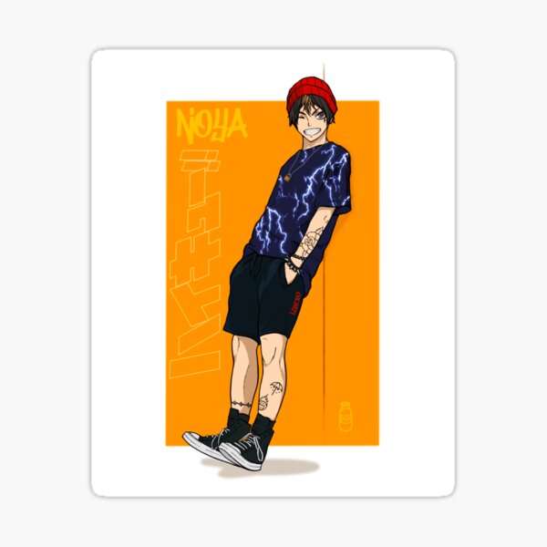 "Noya - Alt Haikyu!!" Sticker for Sale by DYFM | Redbubble