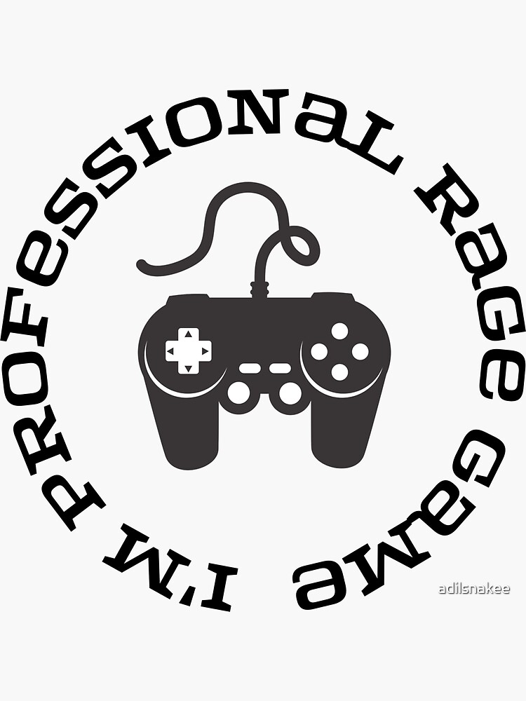 "rager game" Sticker for Sale by lera18 | Redbubble