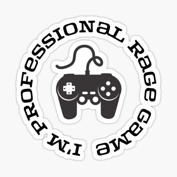 "rager game" Sticker for Sale by lera18 | Redbubble