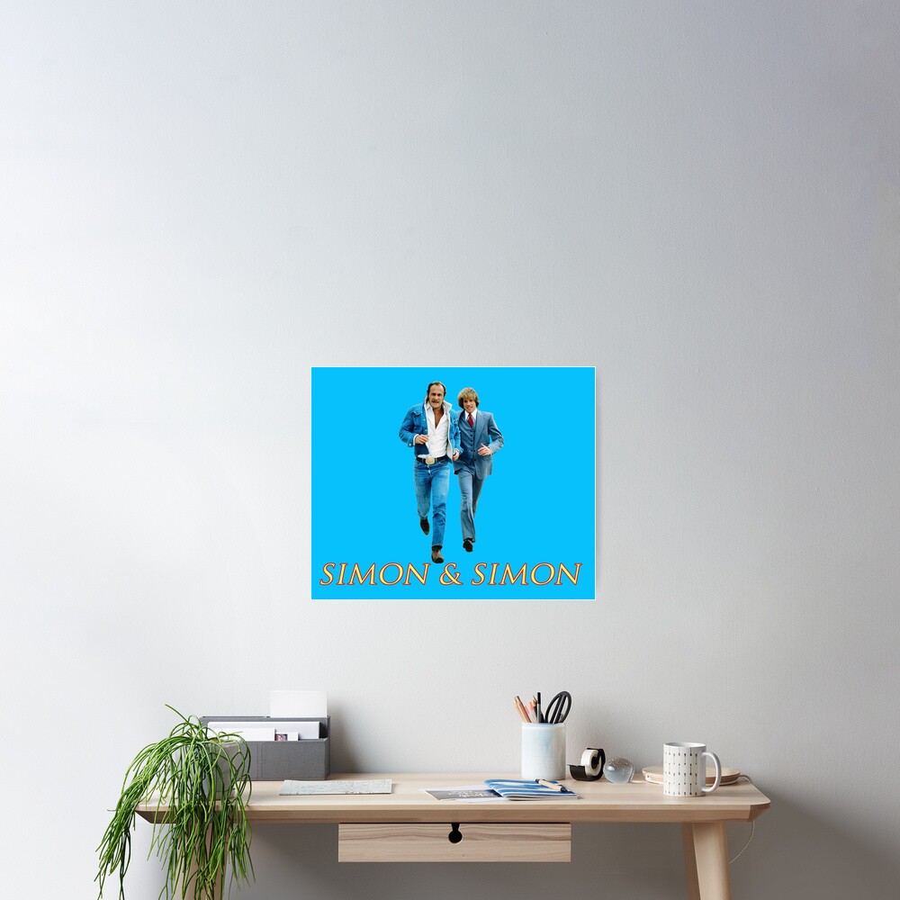 "Simon and Simon Retro 80s Throwback Tribute" Poster by 90snerd | Redbubble