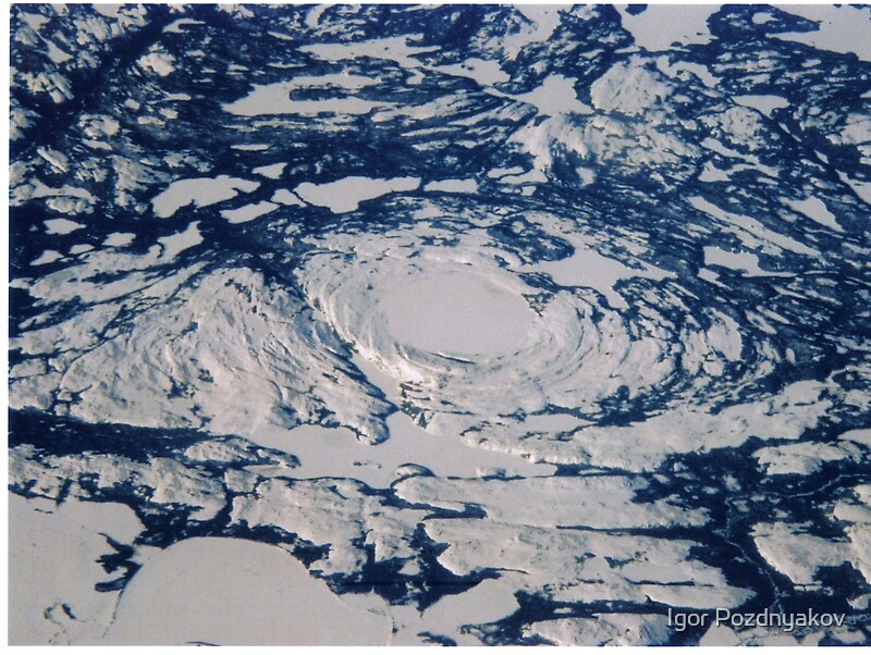 "A Meteorite Crater in Labrador Peninsula, Canada" by Igor Pozdnyakov ...