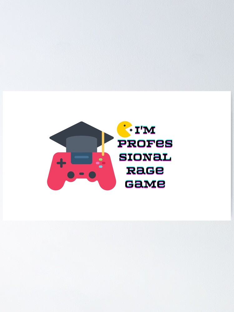 "rager game " Poster for Sale by lera18 | Redbubble