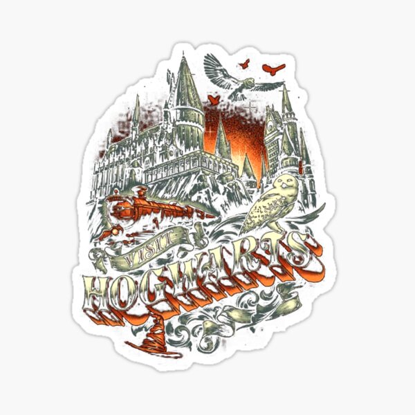 "World of the Wizards" Sticker for Sale by Marcuzen | Redbubble
