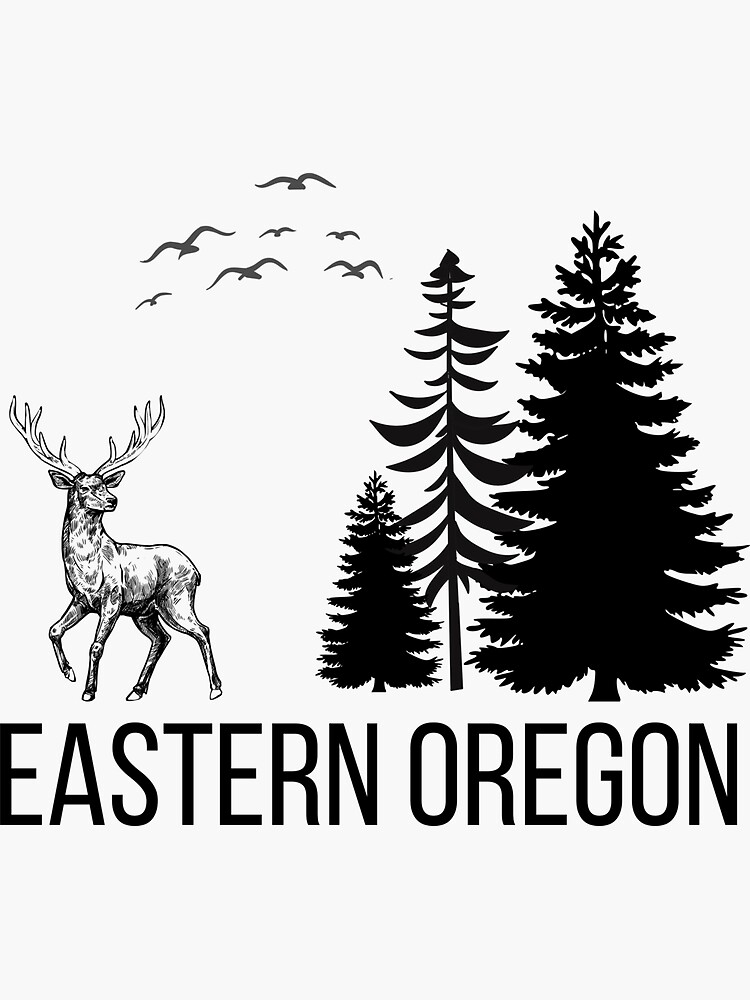 "Eastern Oregon Nature" Sticker by JessHolm | Redbubble