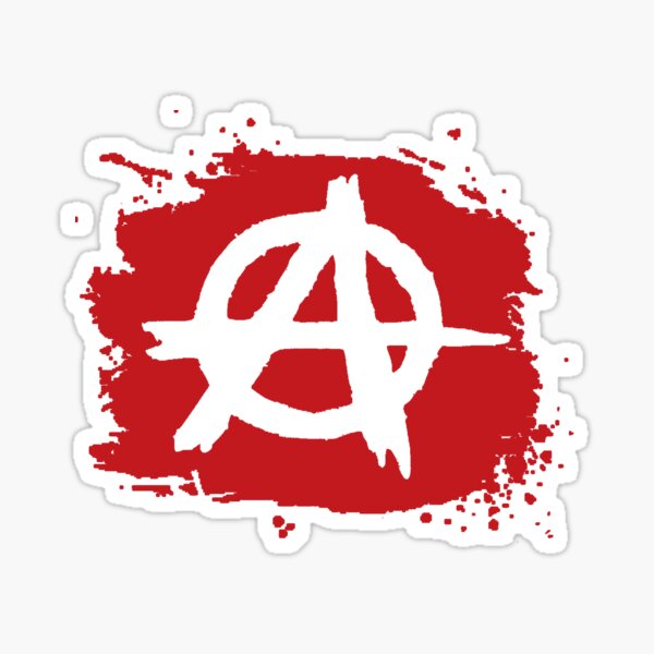 "Anarchy Symbol" Sticker for Sale by bkxxl | Redbubble
