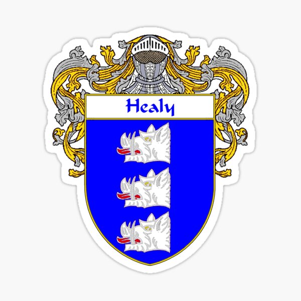 "Healy Coat of Arms/Family Crest" Sticker for Sale by IrishArms | Redbubble