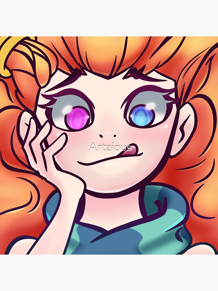 "Zoe Icon" Sticker for Sale by Artzious | Redbubble
