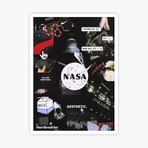 "NASA Aesthetic" Sticker for Sale by semke-bros19 | Redbubble