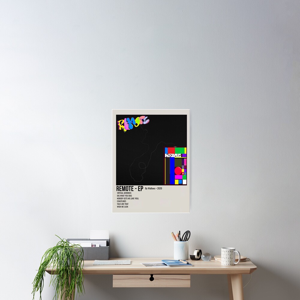 "WALLOWS REMOTE " Poster by lunervie | Redbubble