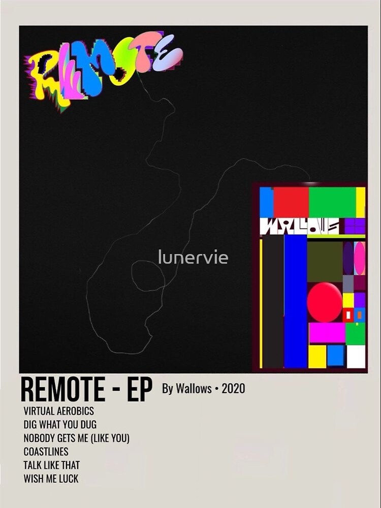 "WALLOWS REMOTE " Poster by lunervie | Redbubble