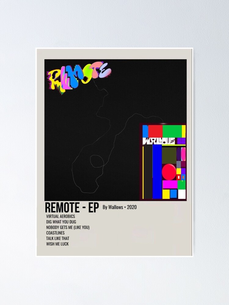 "WALLOWS REMOTE " Poster by lunervie | Redbubble
