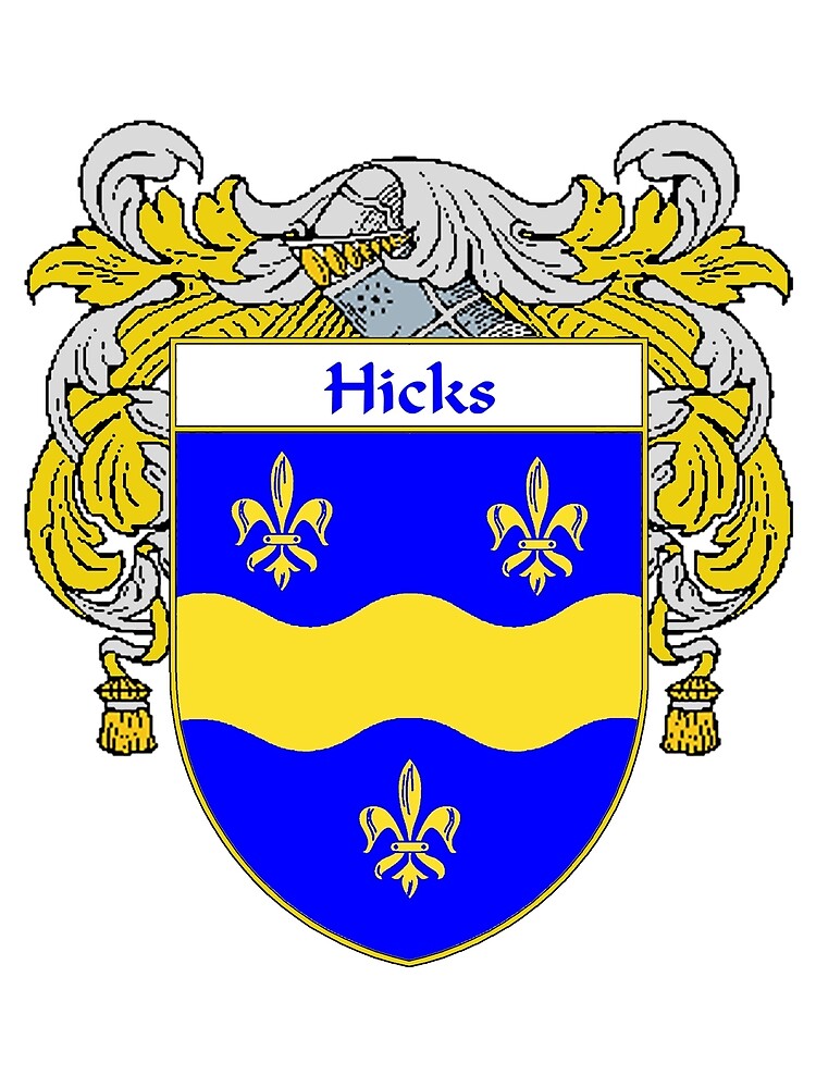 "Hicks Coat of Arms/Family Crest" Art Print for Sale by IrishArms ...